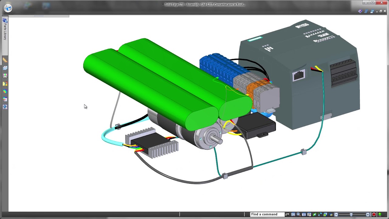 Electrical Routing in Solid Edge - Shubban Technologies - 79049 69667 ...