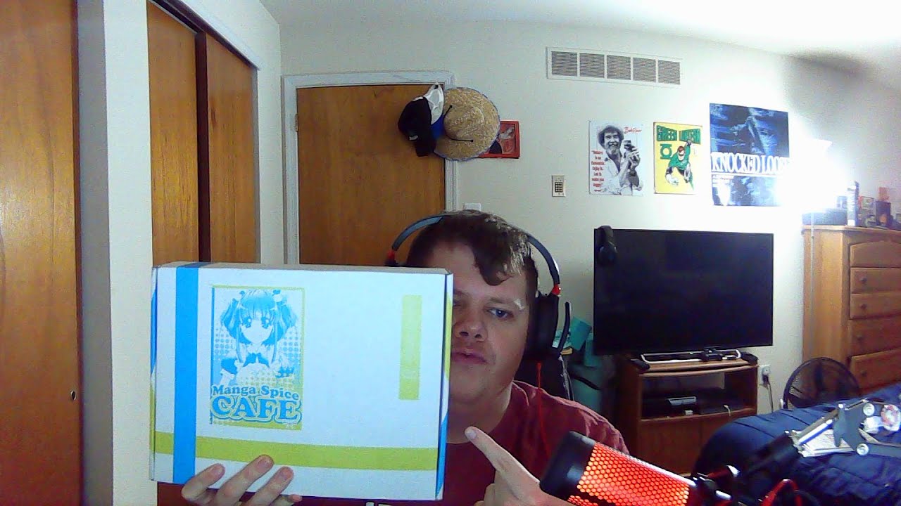 unboxing the January manga spice cafe box - YouTube