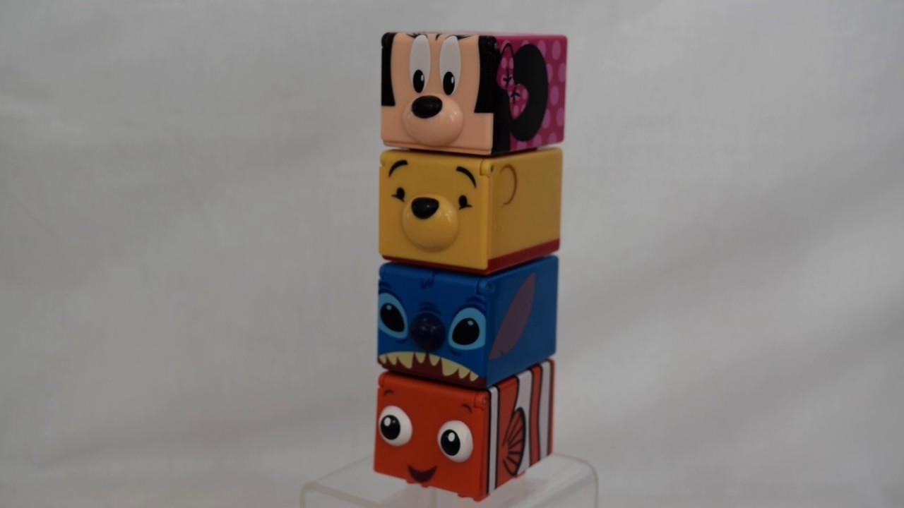 Disney Cubee Stacking Musical Toys - YouTube