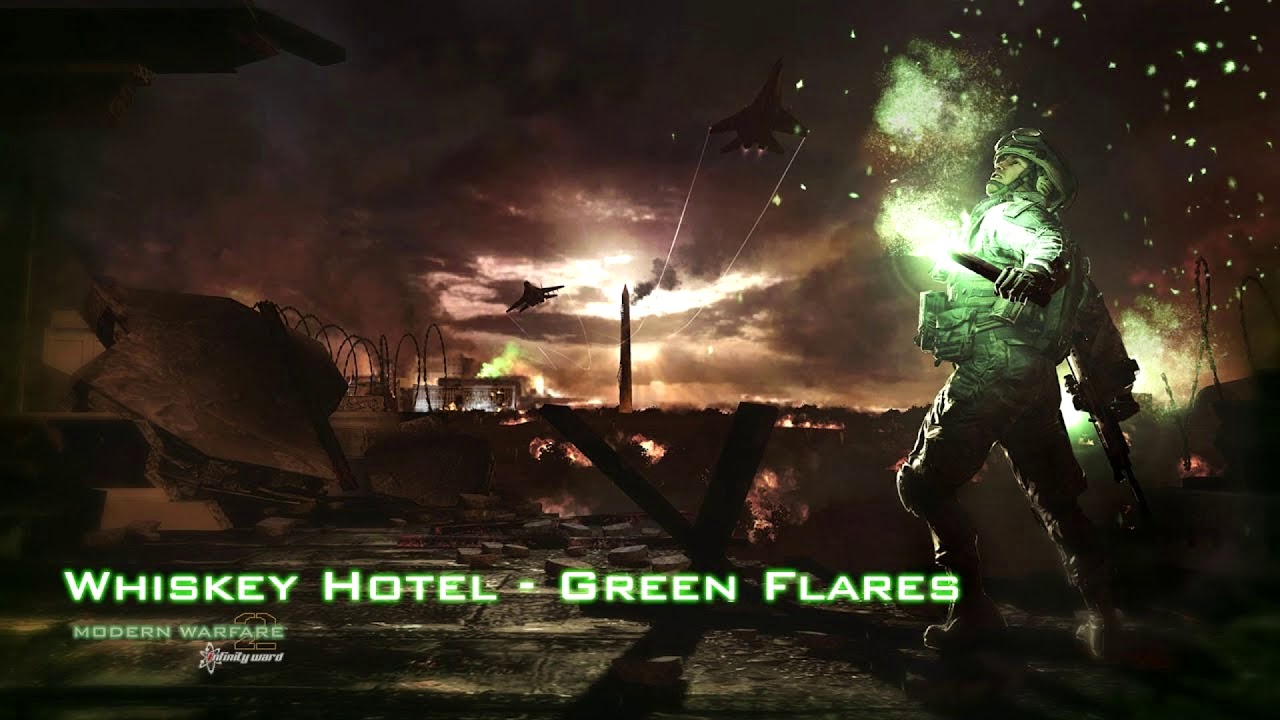 Call of Duty MW2 White House Endrun - Green Flares - YouTube