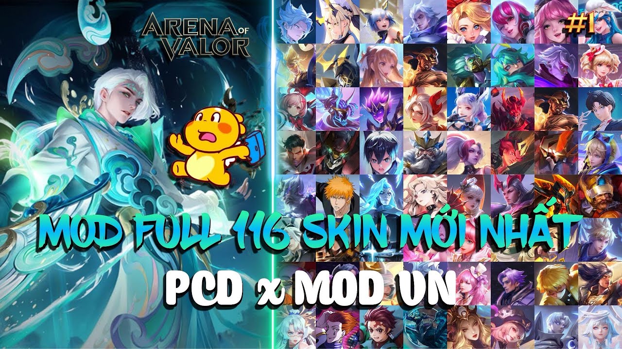 MOD FULL 116 SKIN PICK LIÊN QUÂN V1 (2024) iOS + Android | PCD x iOS VN ...