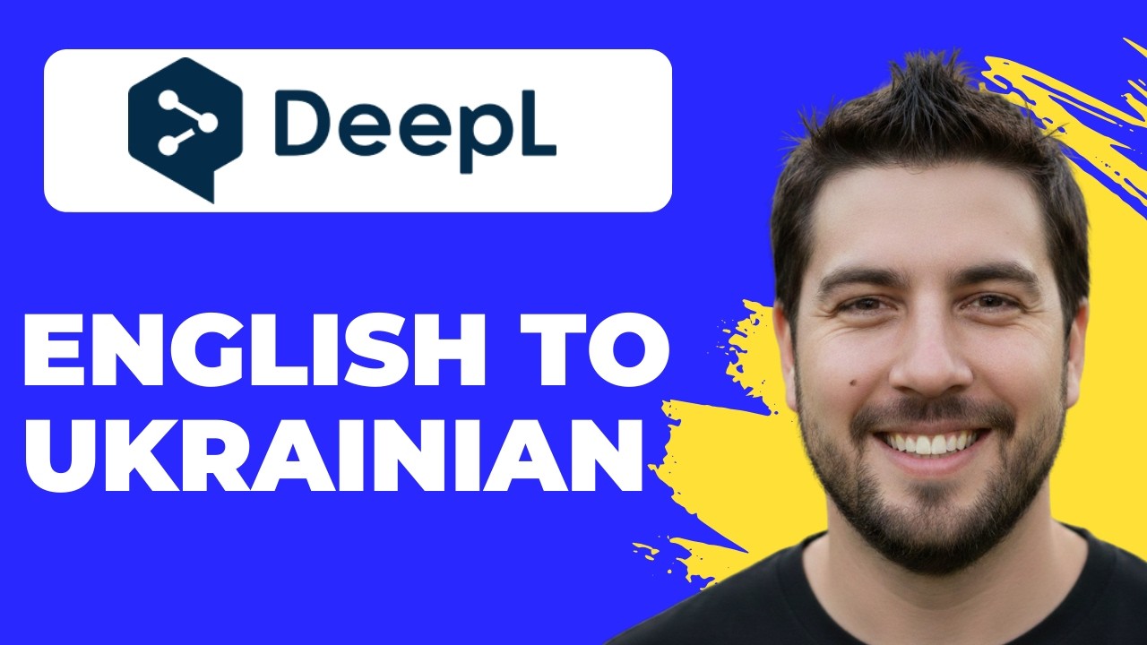 How To Translate English To Ukrainian With DeepL (Quick Guide) - YouTube