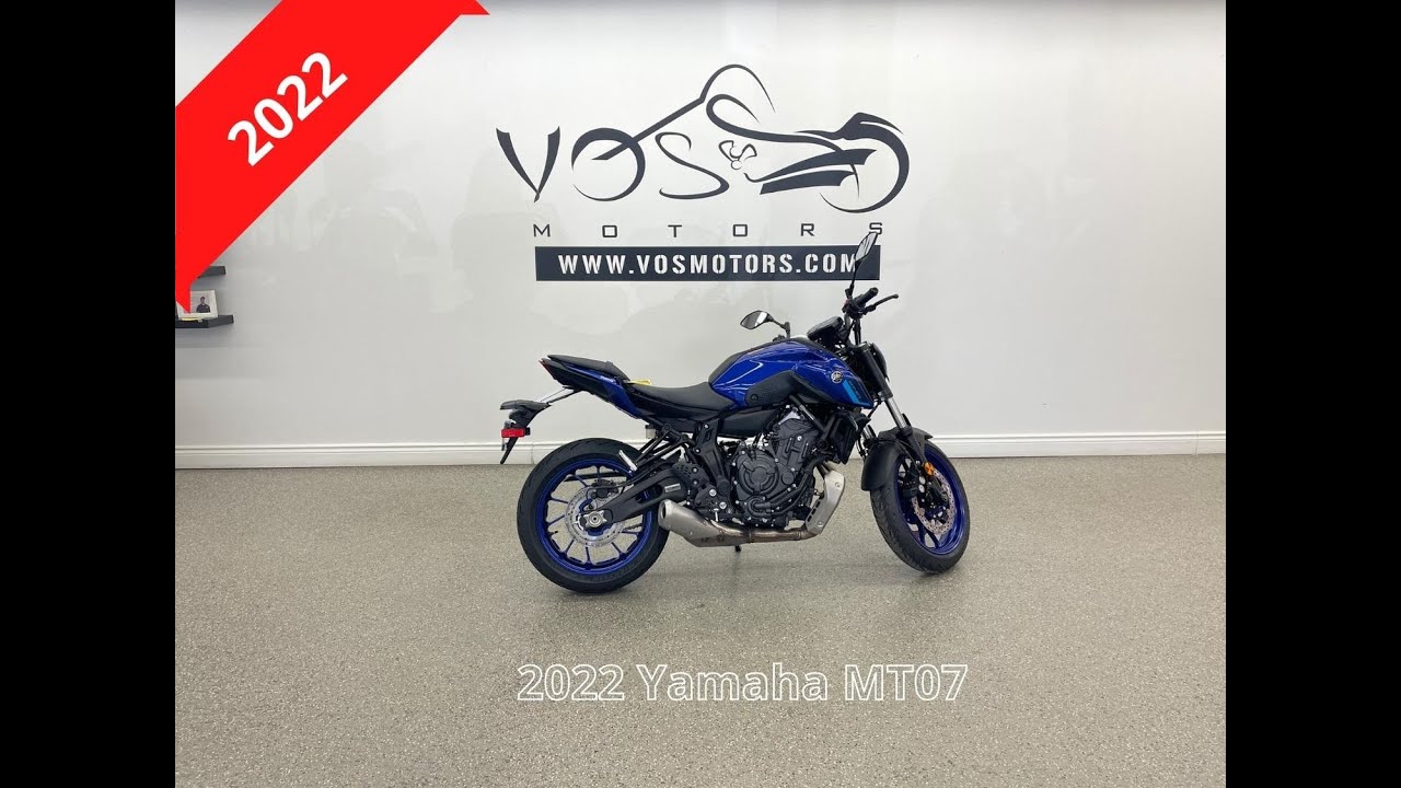 2022 Yamaha MT07 walkaround video-V5008 - YouTube