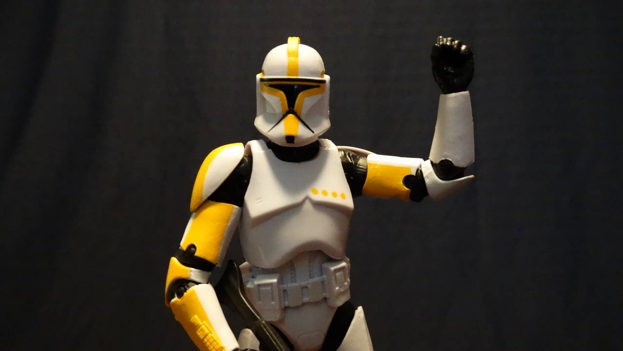 Star Wars Action Figure Review: Clone Commander (Phase I) - YouTube