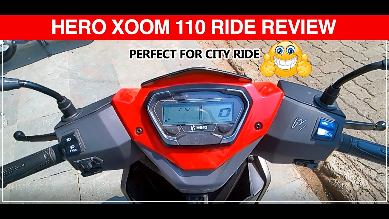 Hero XOOM 110 Xtec Ride Review - YouTube