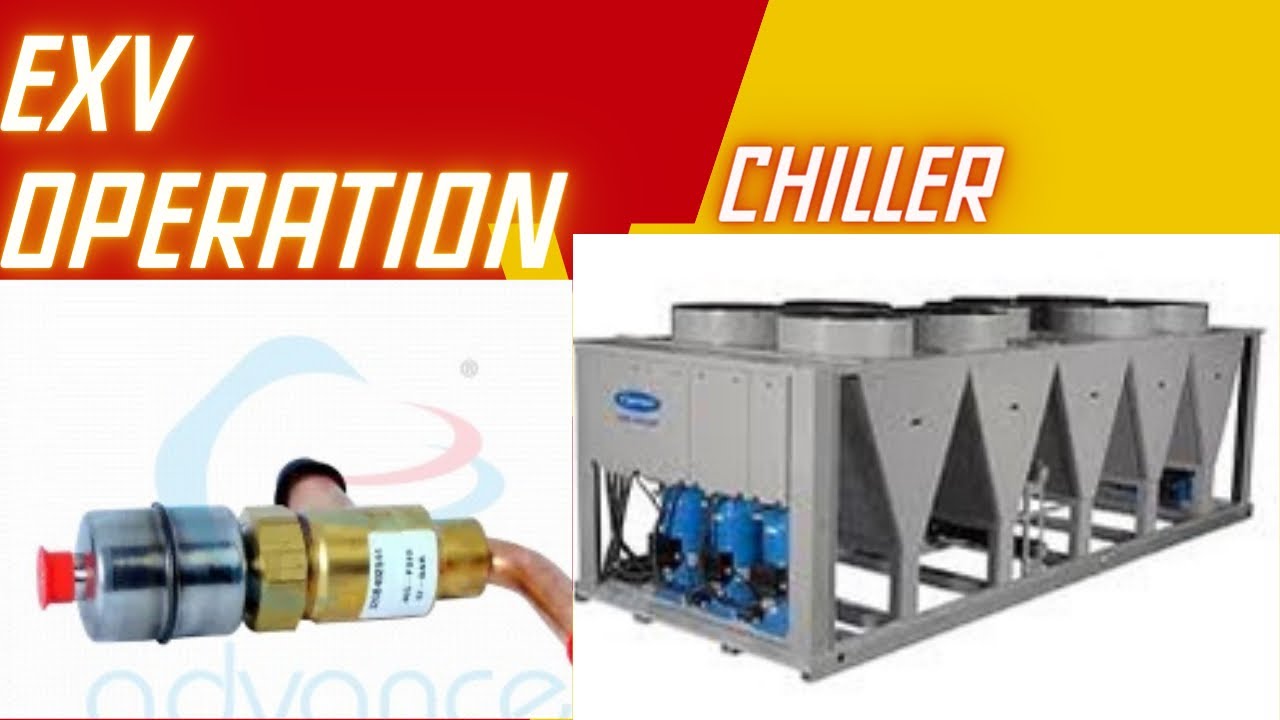 Exv operation in chiller? Exv open and close. ( compressor running ...
