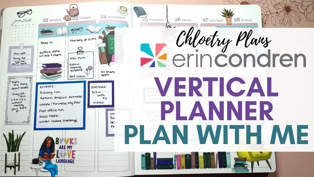 Erin Condren Vertical Planner | Plan With Me - YouTube