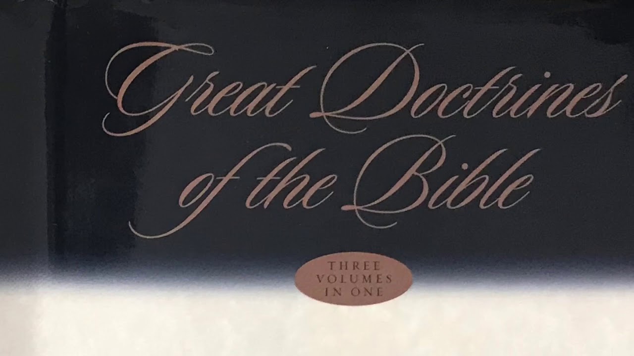 Great Doctrines of the Bible - Martyn Lloyd-Jones - My Purpose and ...