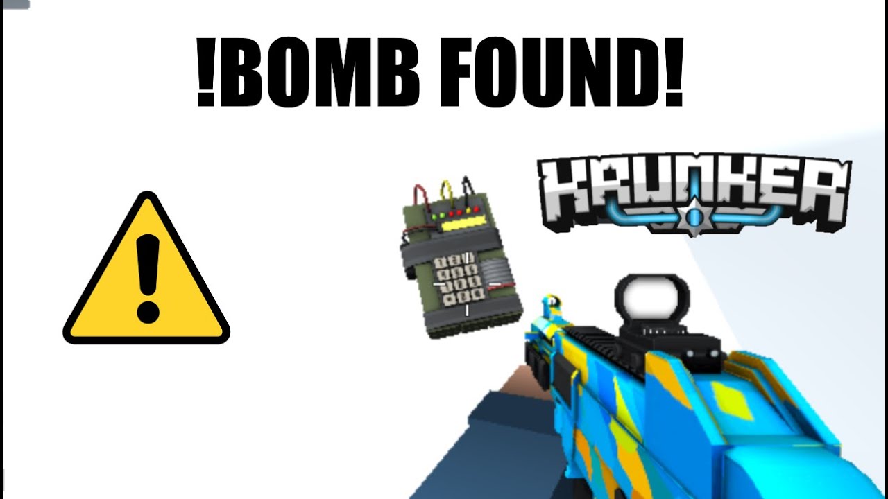We Found A Bomb In Krunker!!! - YouTube