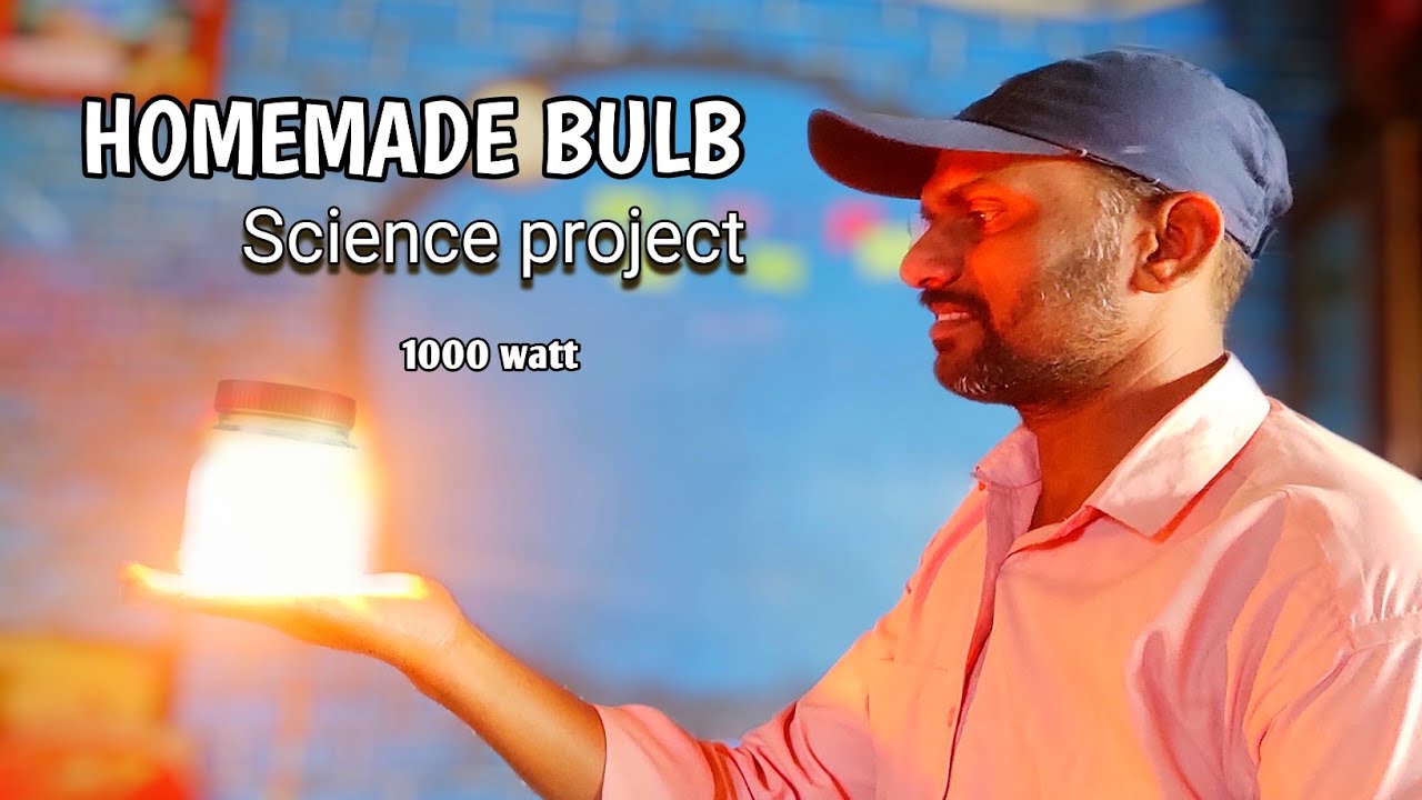 how to make filament bulb at home || Science project - YouTube