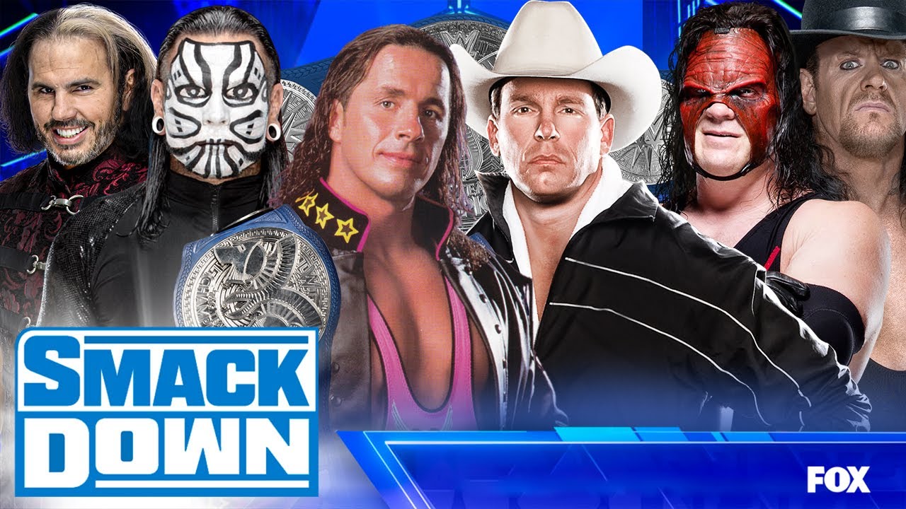 Hardy Boyz VS Bret Hart & JBL VS Kane & Undertaker - SD Tag Champs ...