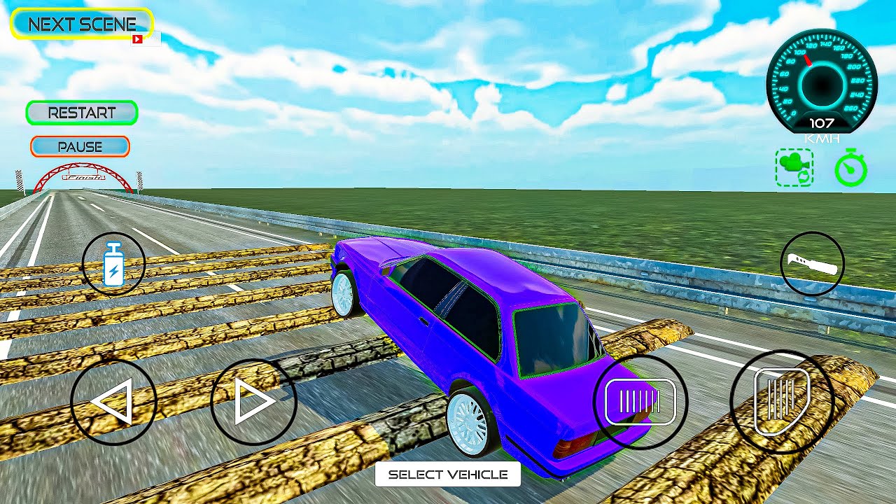 Crazy Car Race on Deadly Road (Car Crash 3D Demolition Game) - Gameplay ...