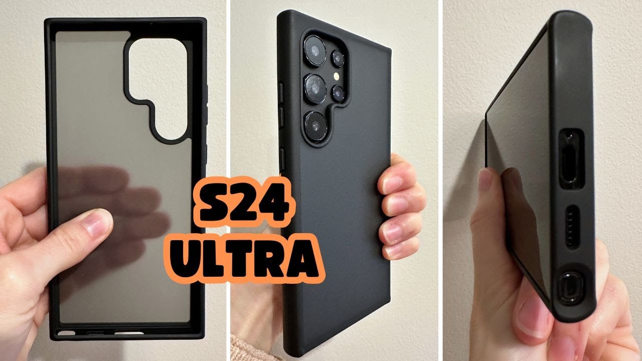 Humixx Translucent Matte Black S24 Ultra Case | Full Review - YouTube