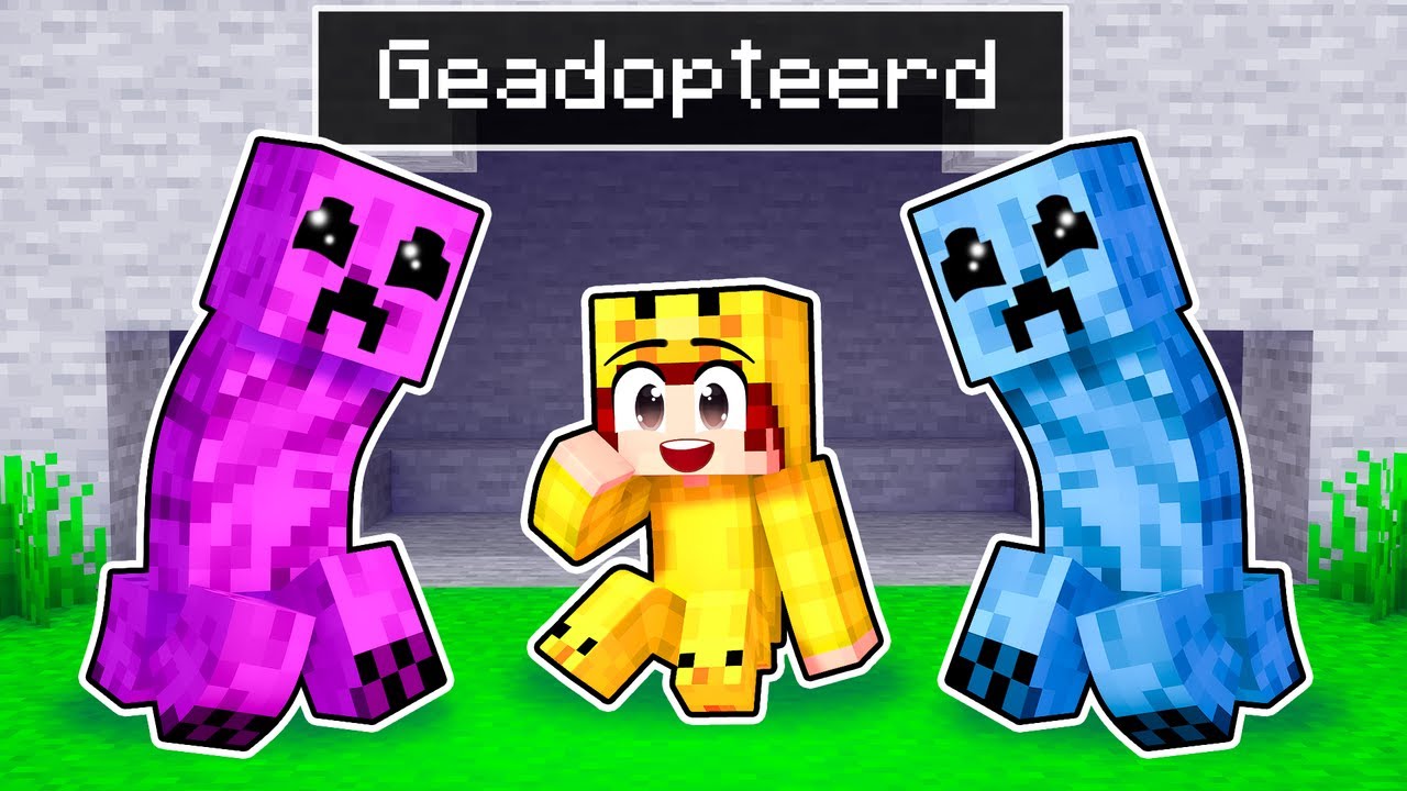 Ik Werd Geadopteerd Door CREEPER FAMILIE In Minecraft.. - YouTube