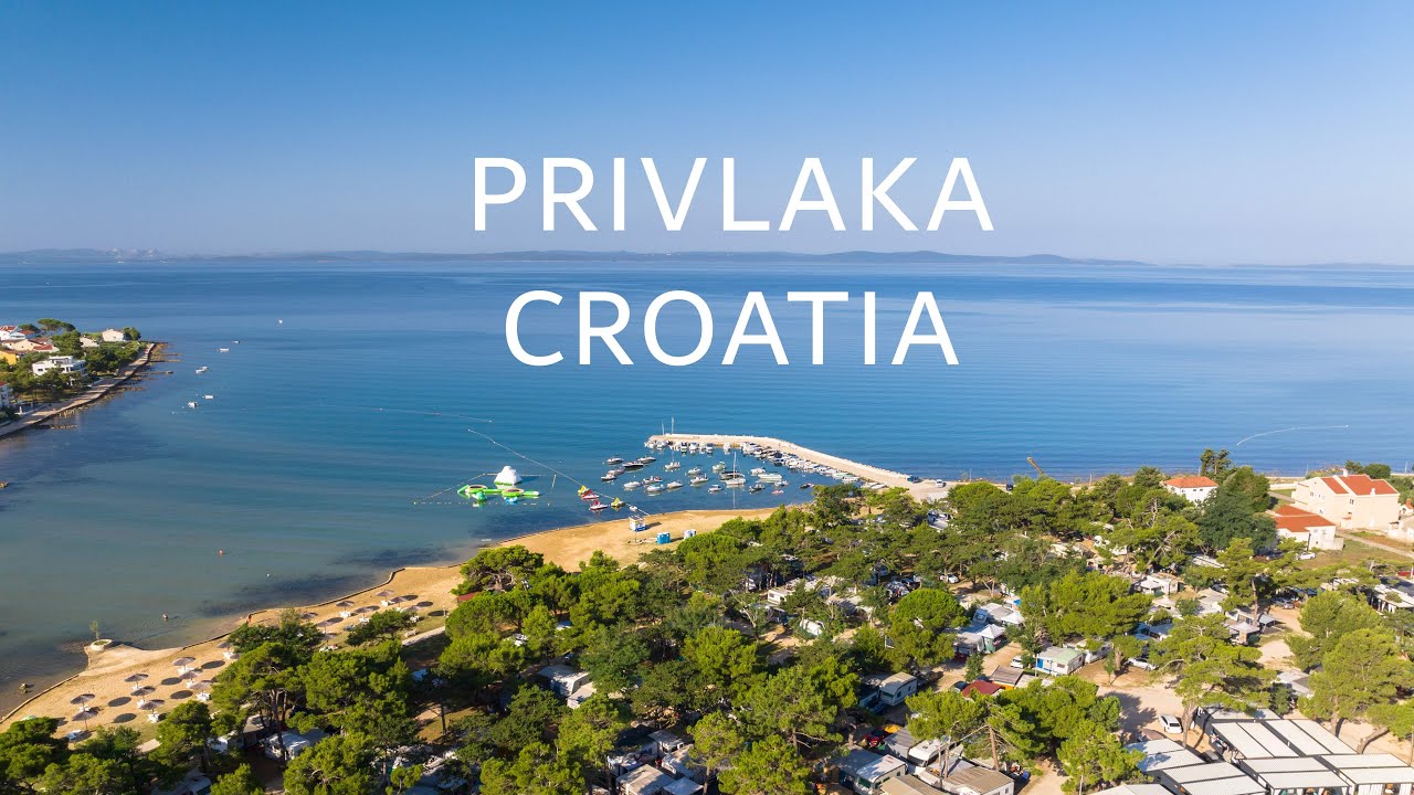2023 Privlaka Croatia HR [4K] Aerial Drone Footage | Kamp Dalmacija ...