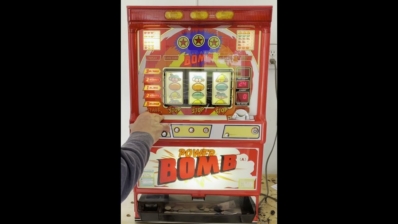Pachislo Power Bomb Slot Machine - YouTube