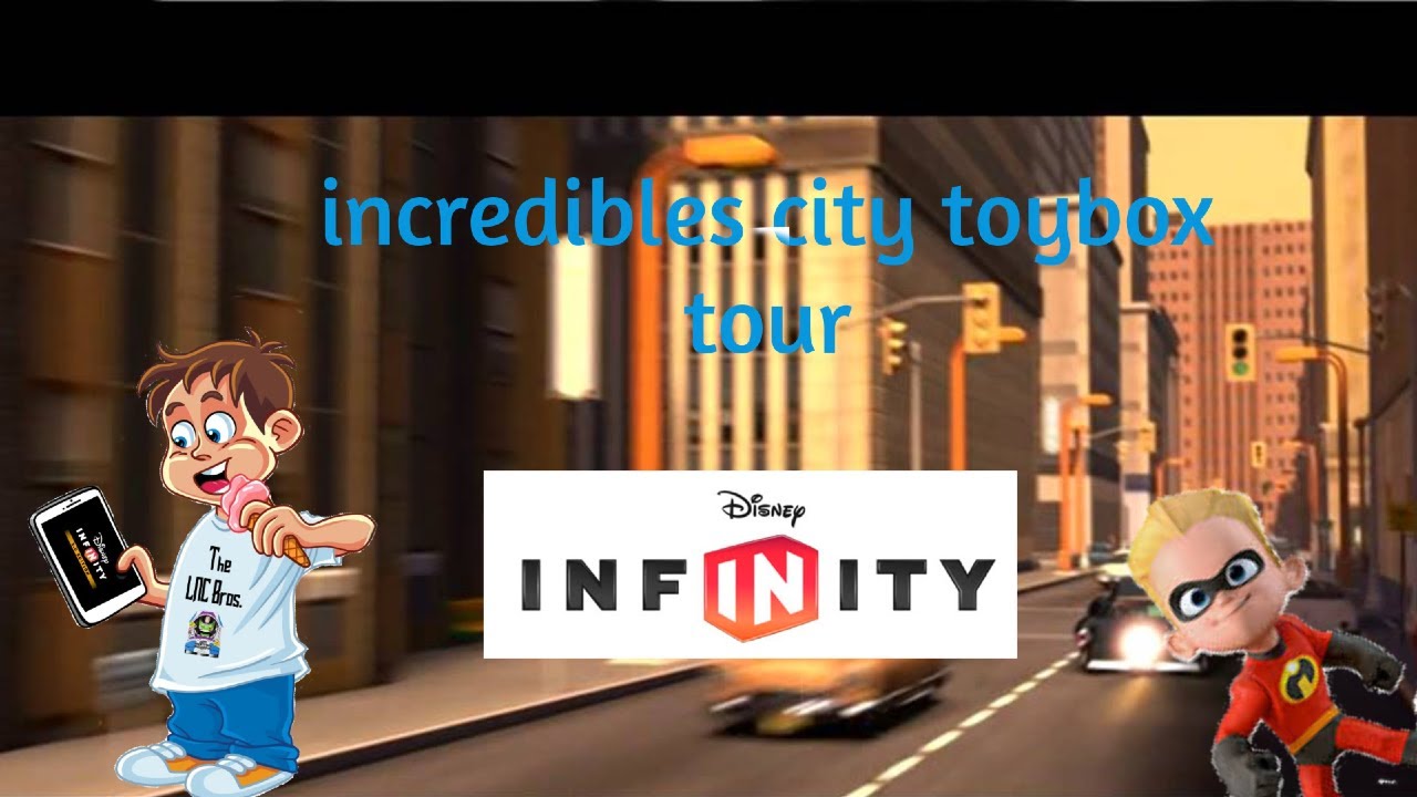 incredible city Disney Infinity toy box tour | The LNC Bros. - YouTube