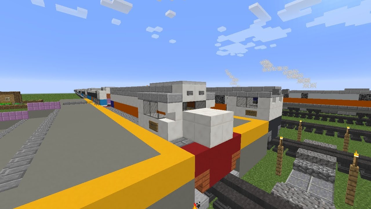 Cara Membuat Lokomotif CC201 | Minecraft Tutorial - YouTube