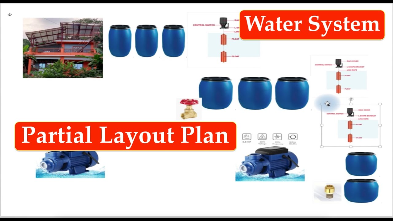 Sharing my water system layout plan - YouTube