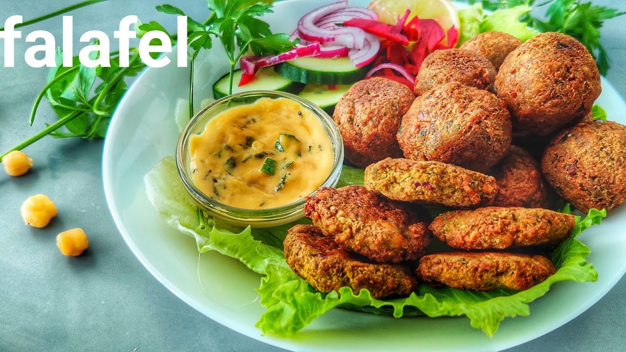 How to make Falafel |veg starter|The Best Falafel Recipe|Crispy Fried ...