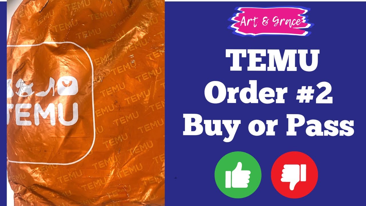 TEMU Order Art and Resin Supplies + Misc - YouTube