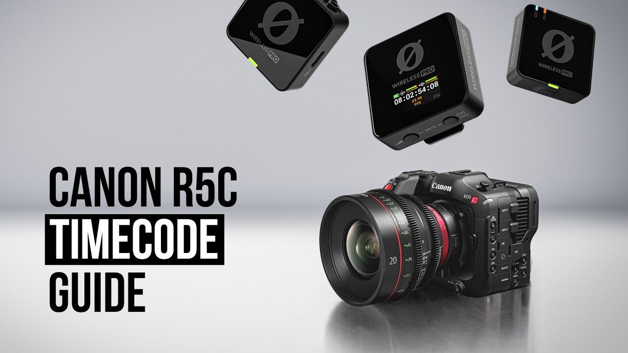 Using Timecode with the Canon R5C and Wireless PRO - YouTube