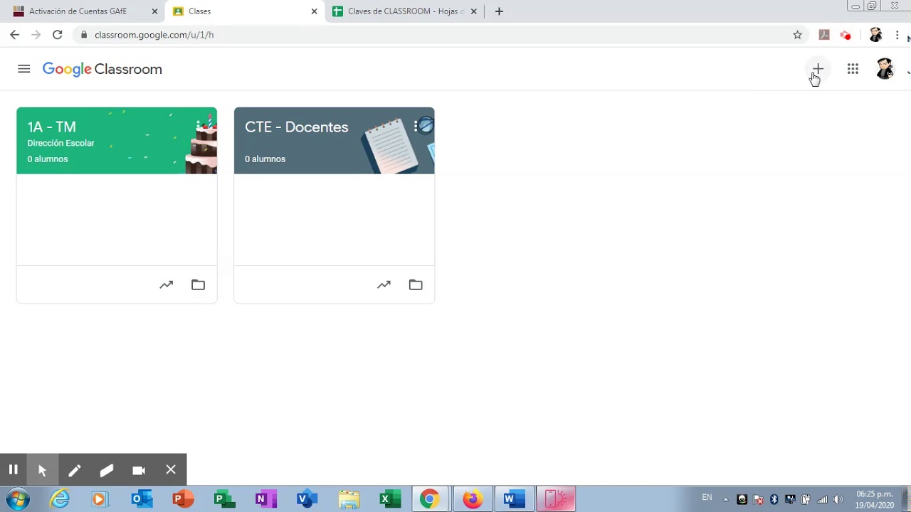 Classroom Activar cuenta institucional - YouTube