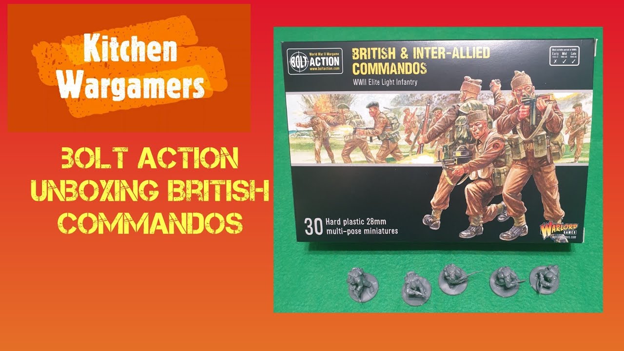 Bolt action unboxing British commandos - YouTube