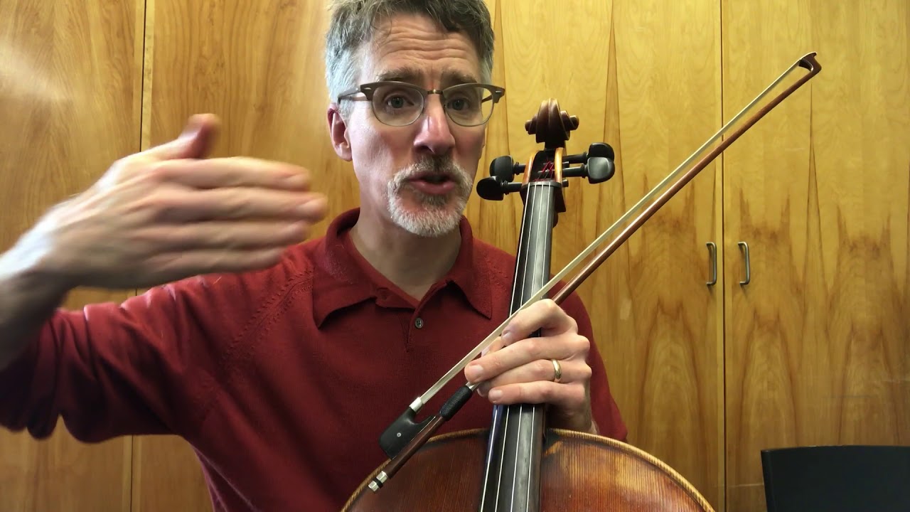 D scale broken 3rds cello - YouTube