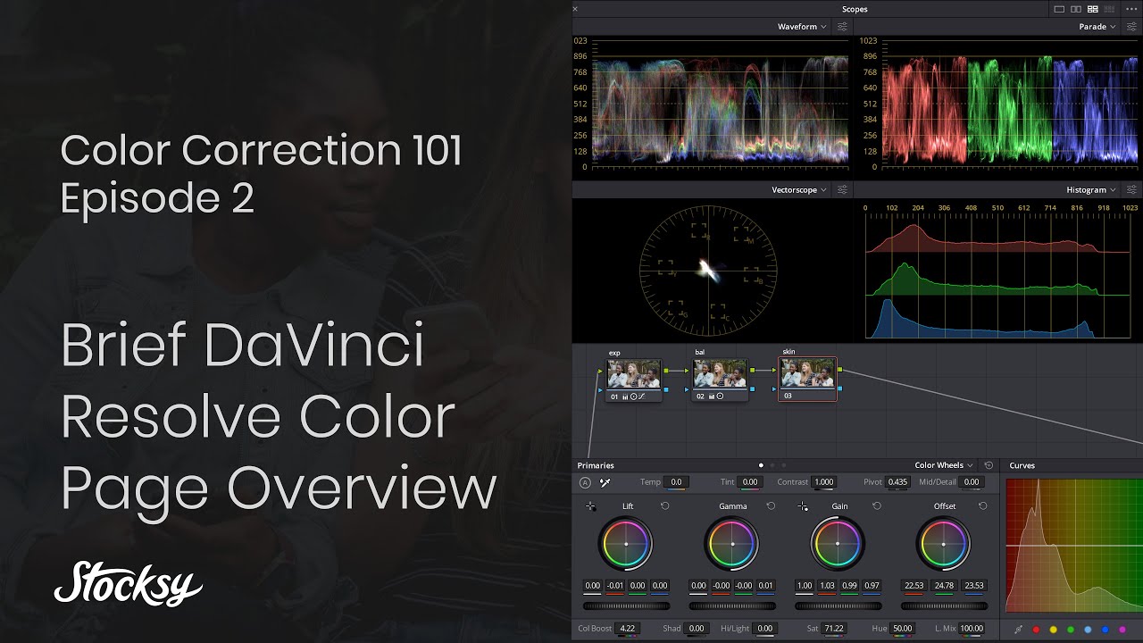 DaVinci Resolve Color Page | Brief Overview - YouTube