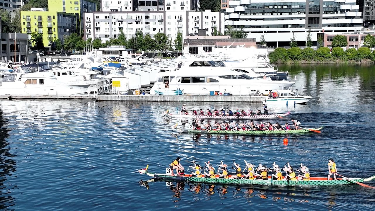 2024 Seattle Dragon Boat Festival 250 Meter Race 2 - YouTube