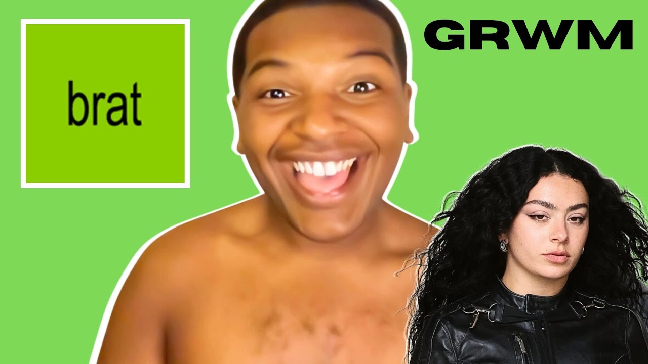 GRWM: CHARLI XCX BRAT RELEASE RAVE - YouTube