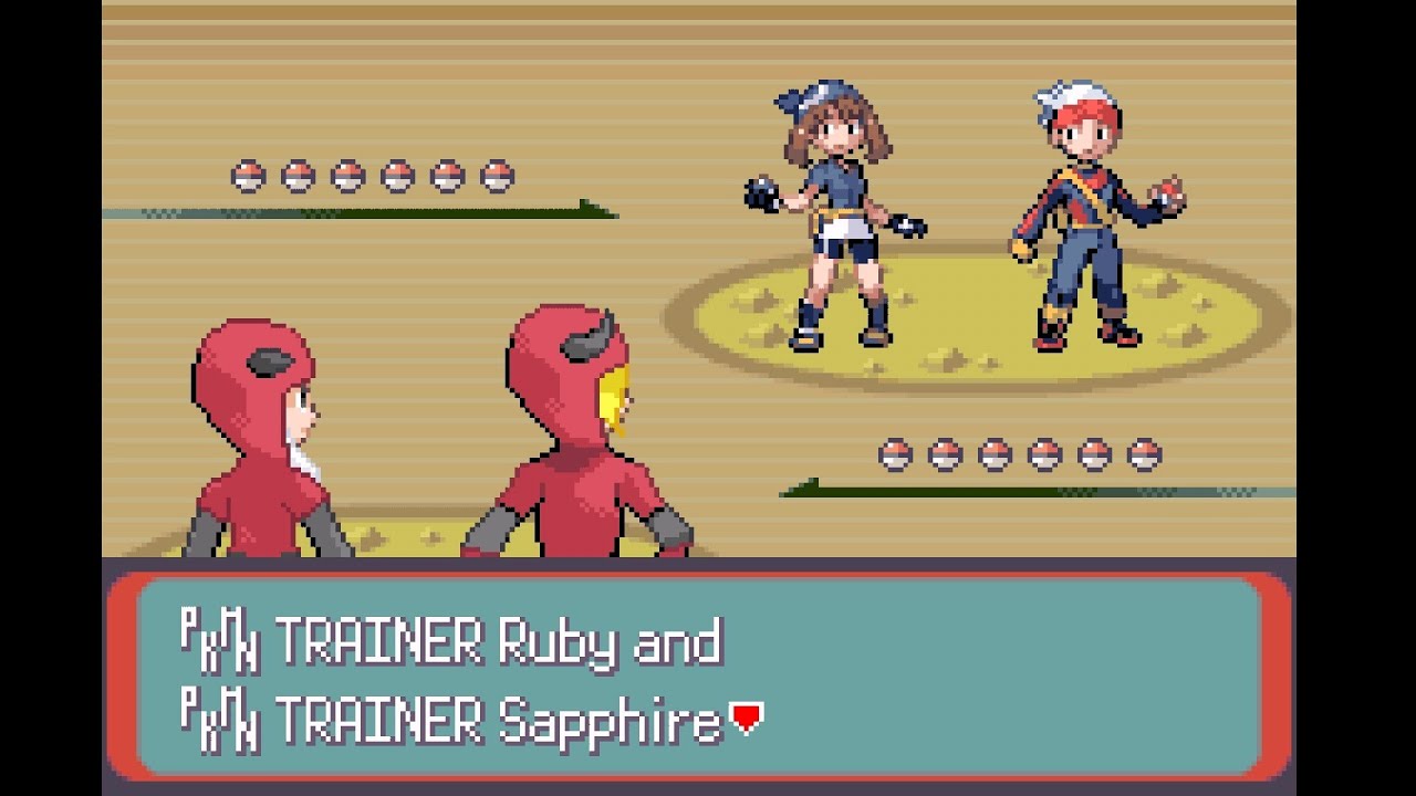 Pokemon Team Magma Edition. Vs Ruby and Sapphire - YouTube