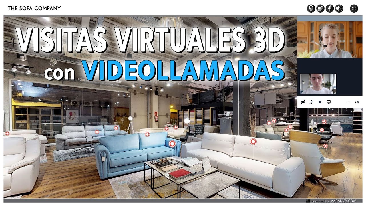 Visitas Virtuales en 3D con integración de VIDEOLLAMADAS. - YouTube