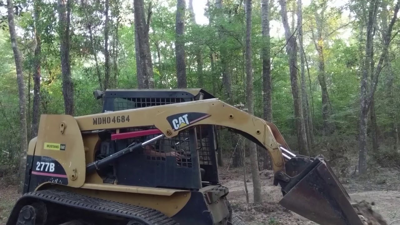 cat 277b finally drives - YouTube