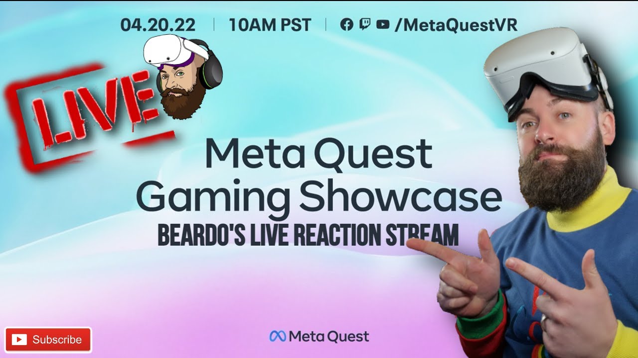 Meta Quest Gaming Showcase Live Reactions // New Quest 2 games ...
