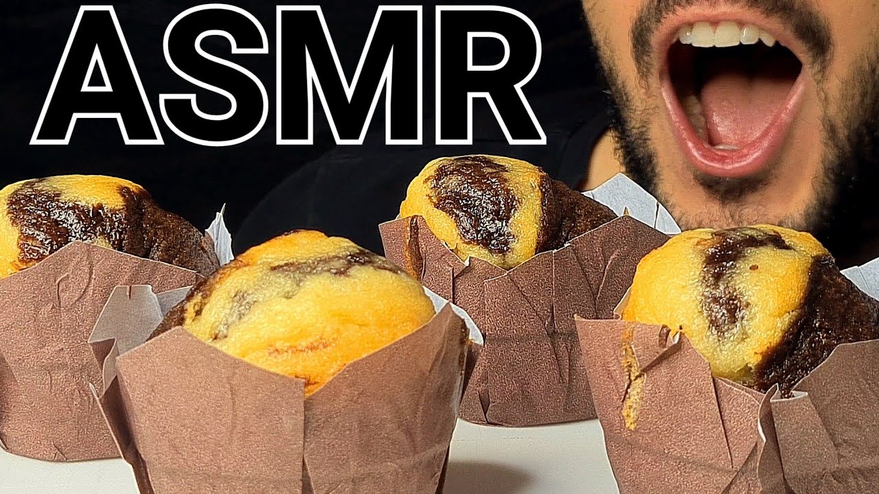 ASMR MUFFINS (SOFT EATING SOUNDS) NO TALKING MUKBANG - YouTube
