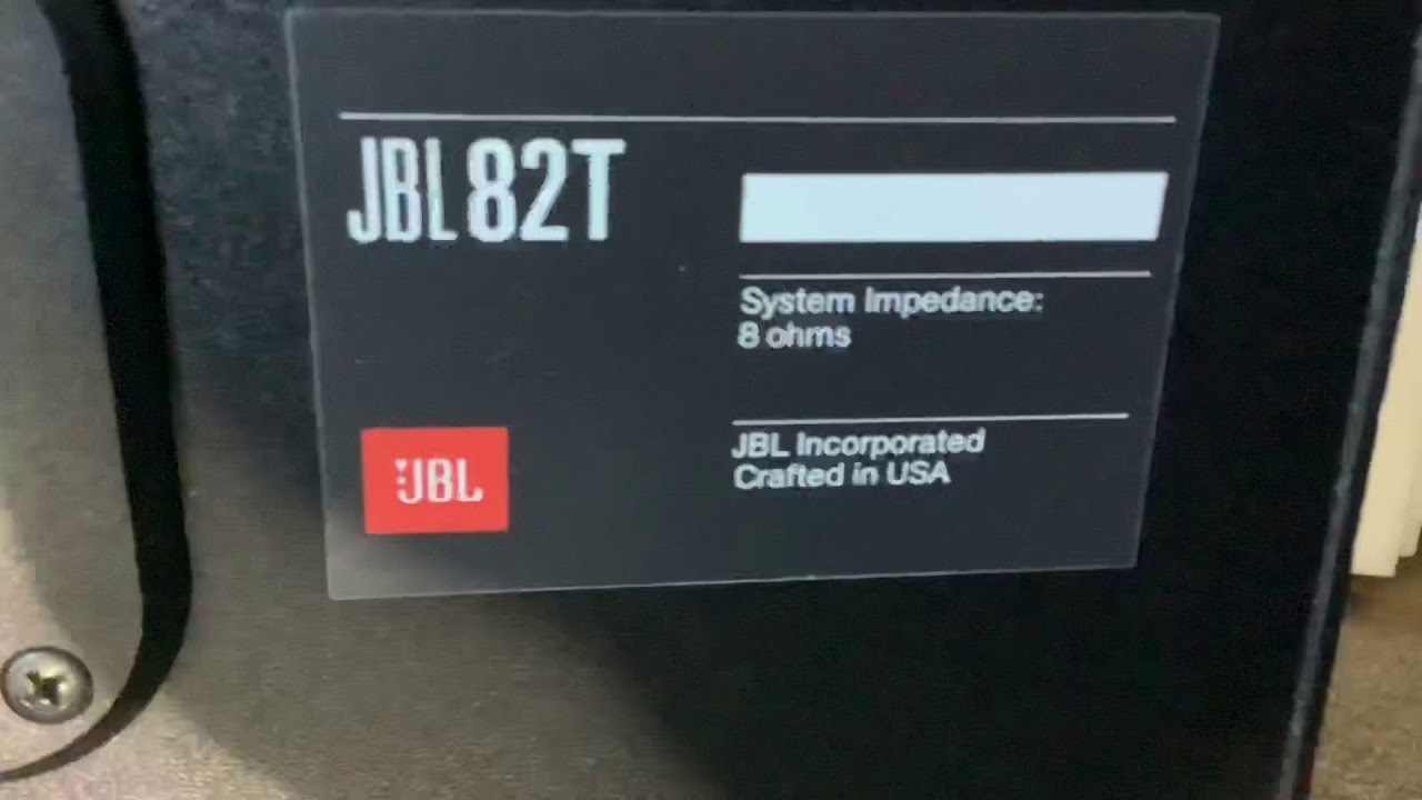 Jbl 82t bookshelf loudspeakers - YouTube