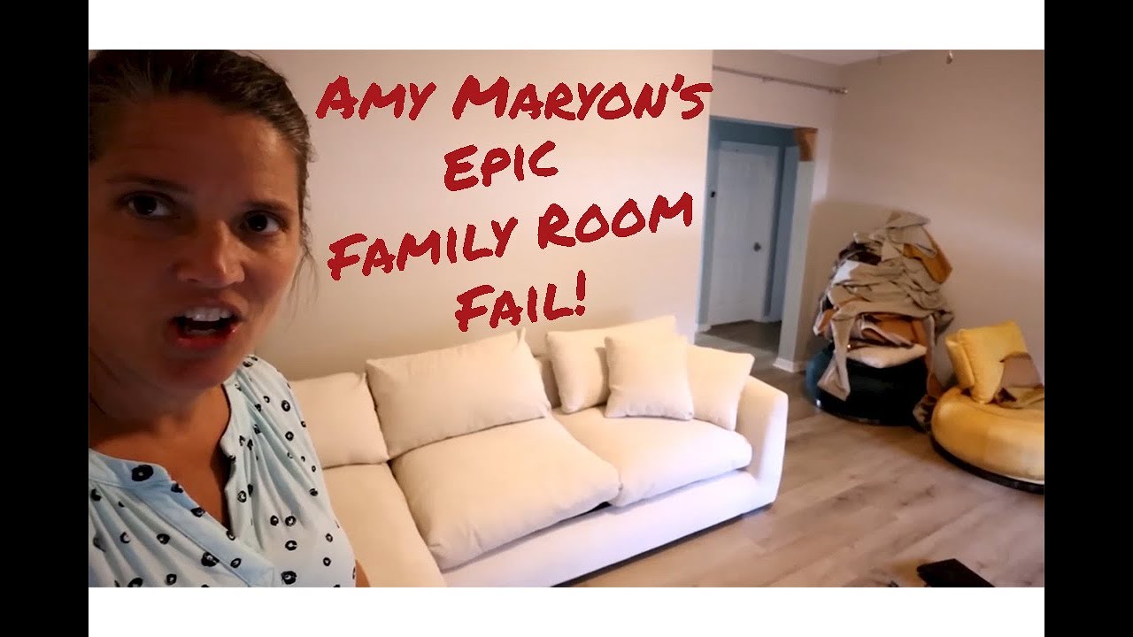 Amy Maryon's Epic Family Room Fail - YouTube