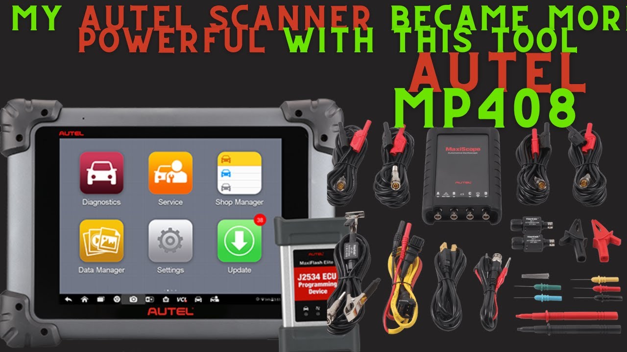 Autel MP408 Oscilloscope Unboxing and Hookup (WARNING - BEGINNER SCOPE ...