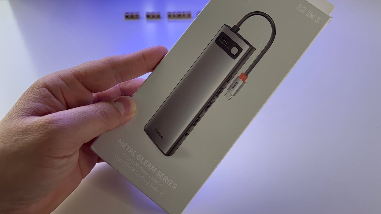 Review Baseus 11 in 1 USB-C Hub docking station - unboxing & test - YouTube