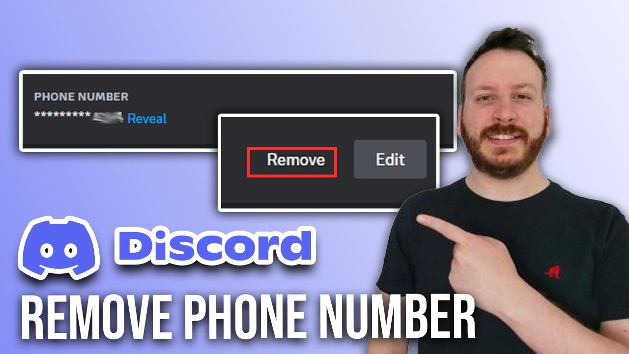 How To Remove Phone Number From Discord - YouTube