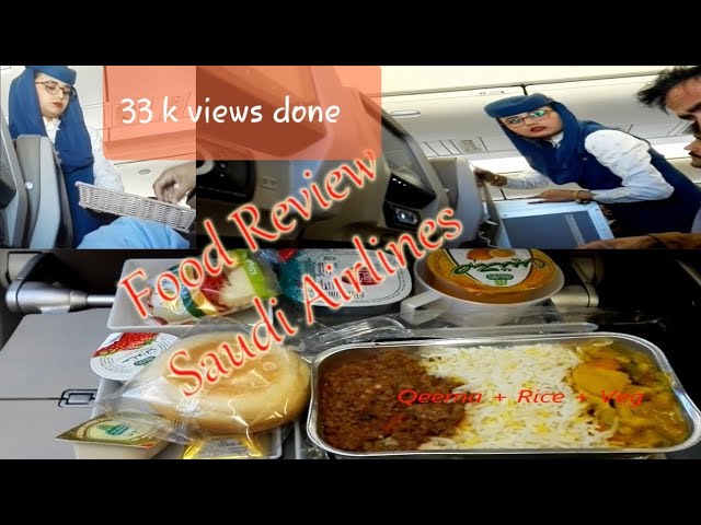 Saudi Arabian Airlines First Class Food