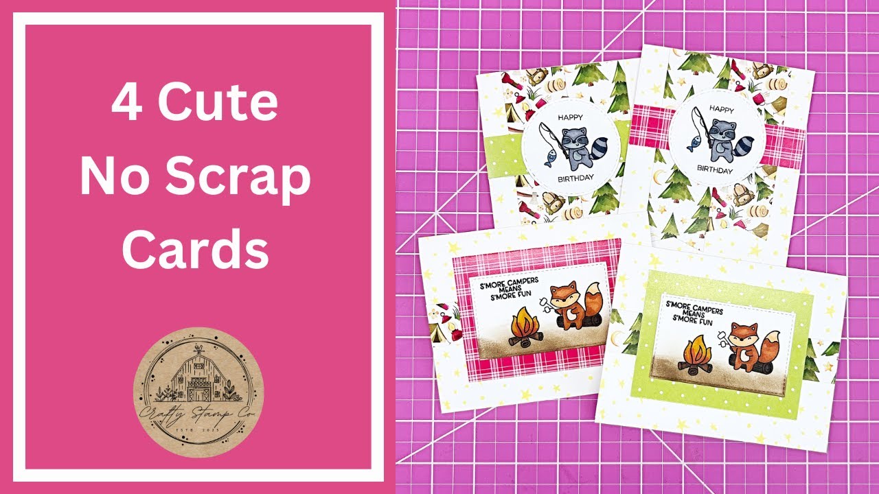Creating 4 No Scrap Cards with the July 2025 Crafty Crew Kit ...