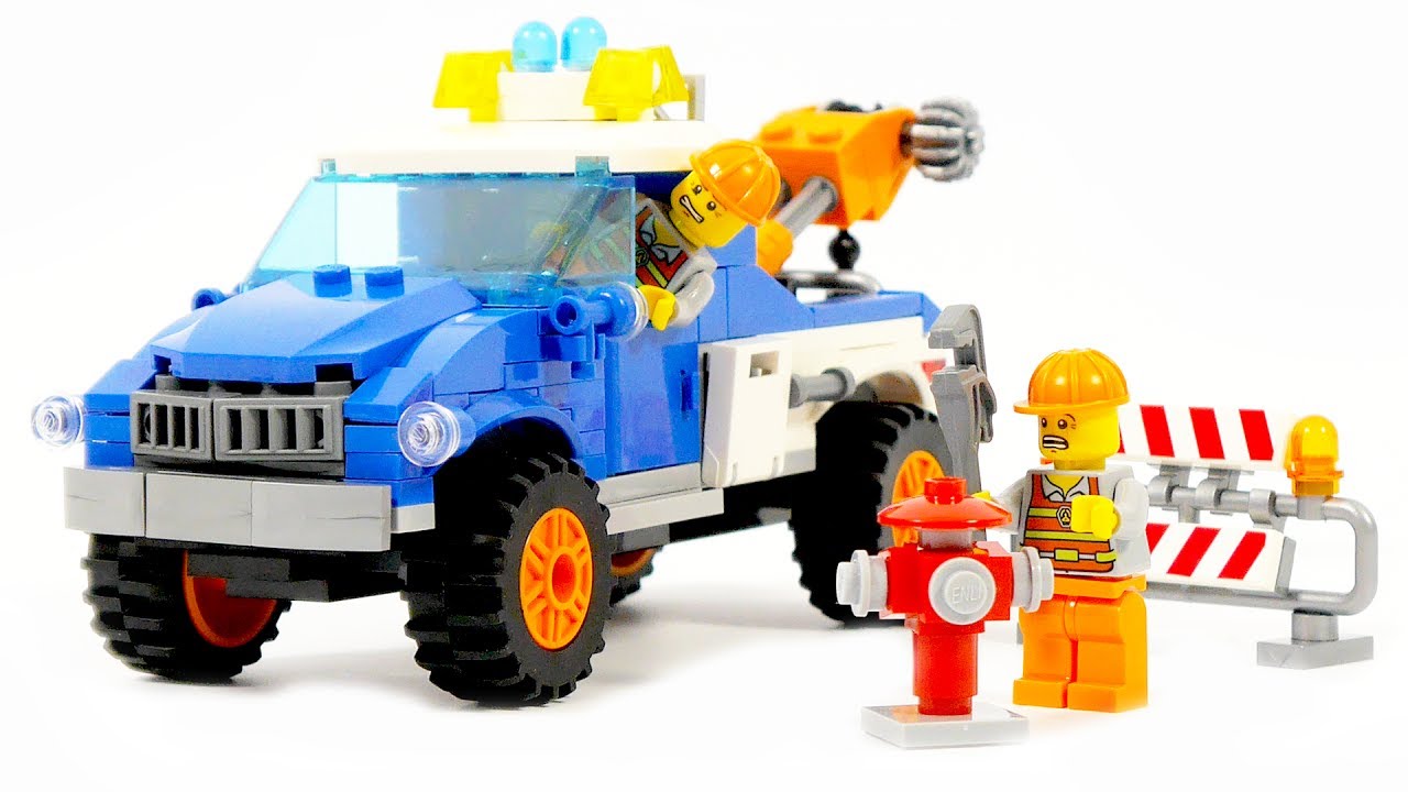 Enlighten Brick 1109 road wrecker - Speed Build - YouTube