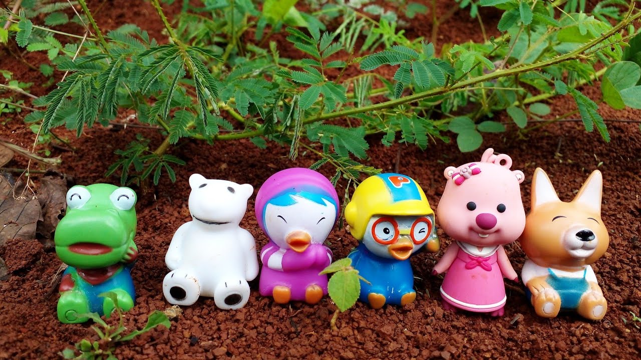 Pororo | Mencari pororo dan crong di kebun | pororo, crong, poby, patty ...