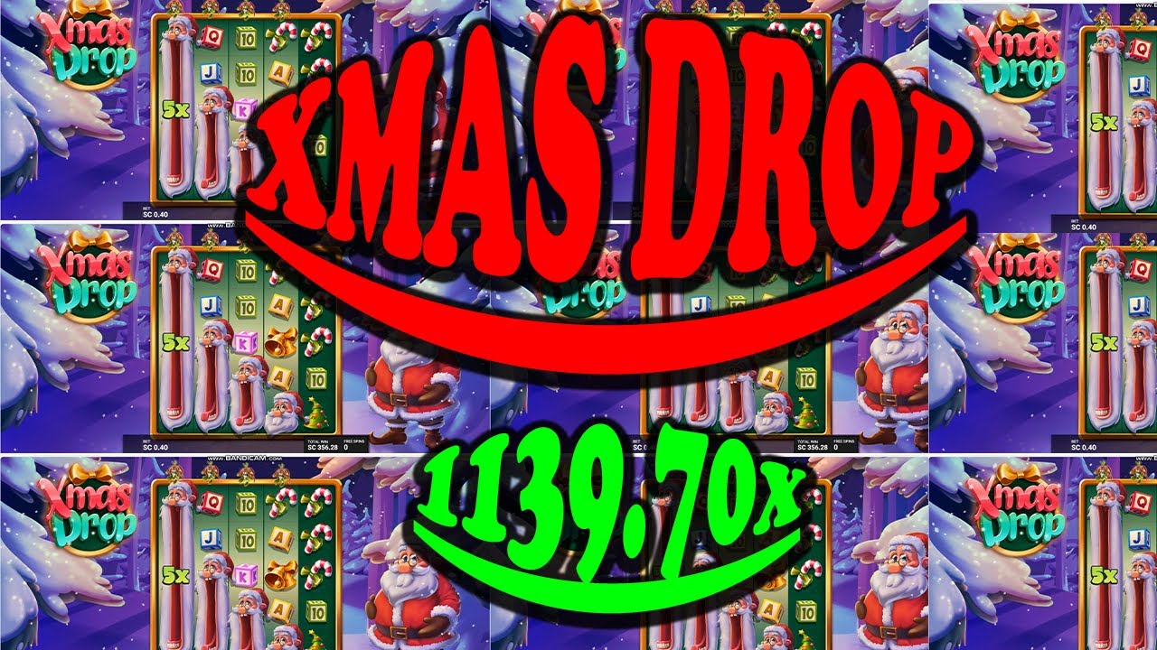XMAS DROP 1139.70x SUPER BONUS WIN - YouTube