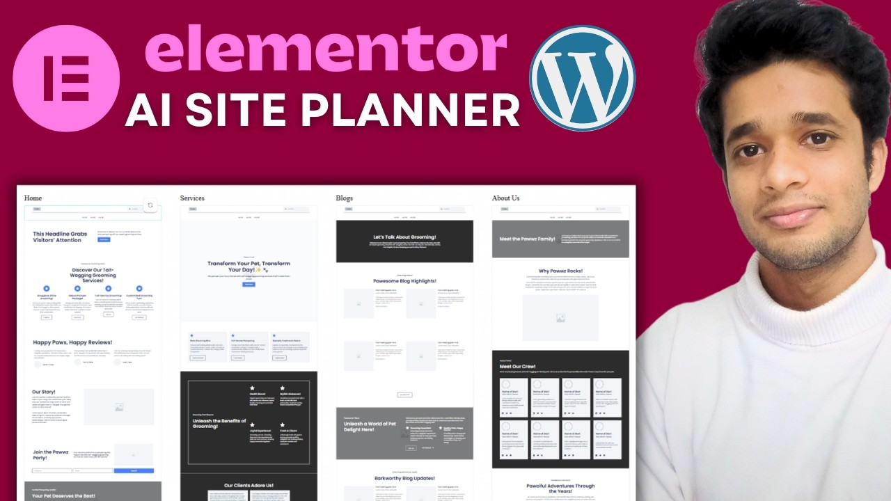 Generate Template for your Website with Elementor FREE AI Site Planner ...