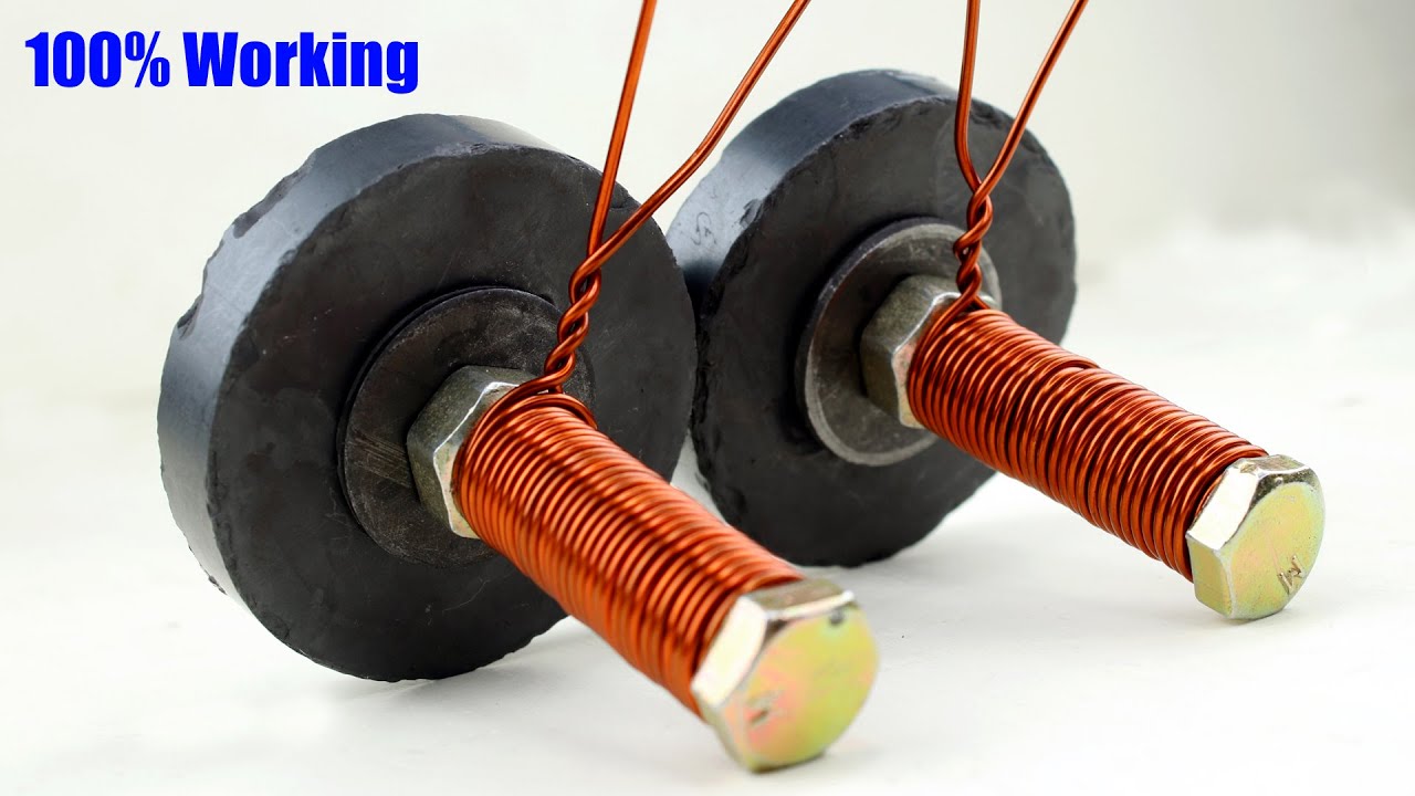 100% Light bulb Electricity Bill save project 220V Motor 6800uf ...