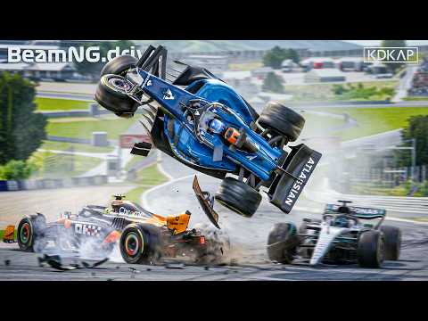 Realistic Formula Car Crashes#35 | BeamNG.drive | F1 MOD